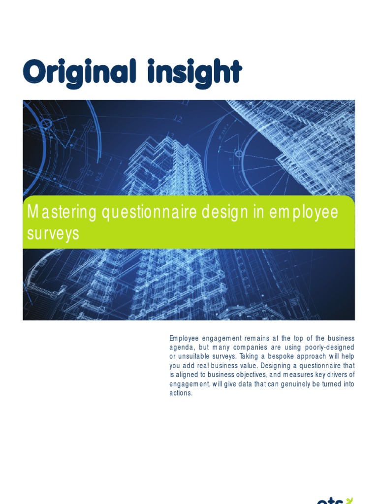 Mastering Questionnaire Design | PDF | Survey Methodology | Focus Group