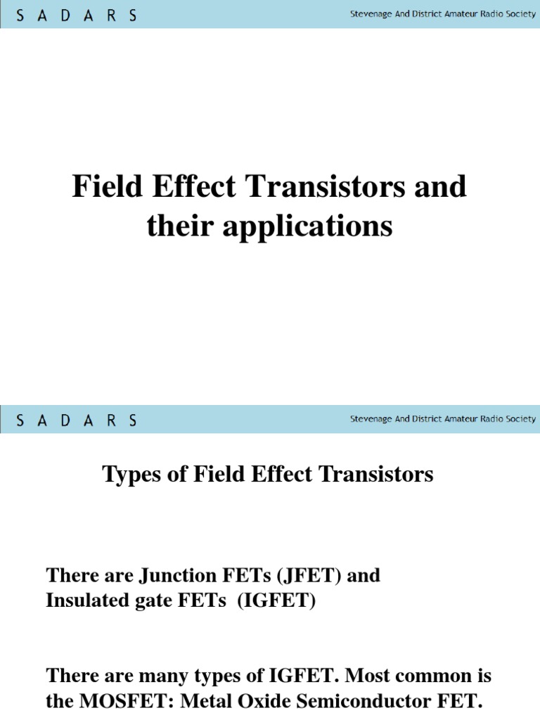 Igfet | Download Free PDF | Field Effect Transistor | Transistor