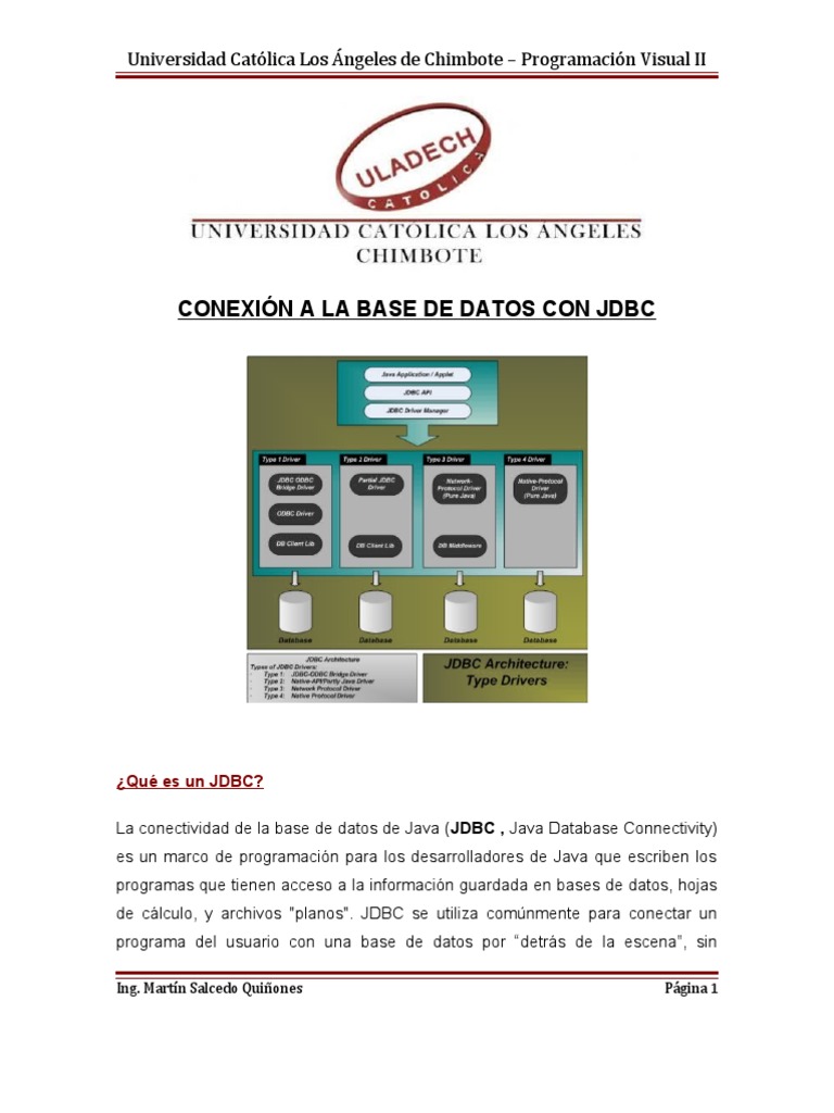 Tema 5 Conexion Base Datos JDBC NetBeans | PDF | Java (lenguaje de ...