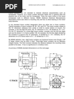 Nema Motor Frame Size Reference Chart | PDF | Electrical Engineering ...