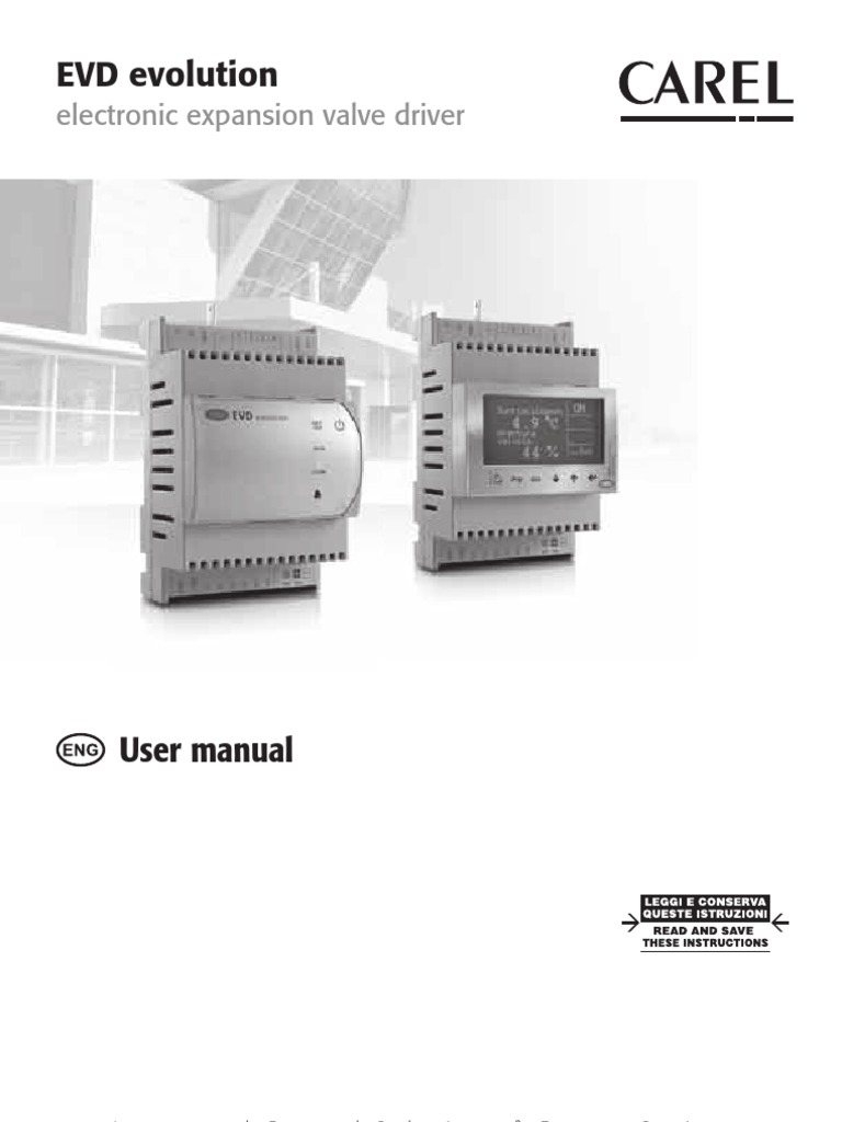 Carel Eev Evd0000e00 | PDF | Parameter (Computer Programming) | Electrical Engineering