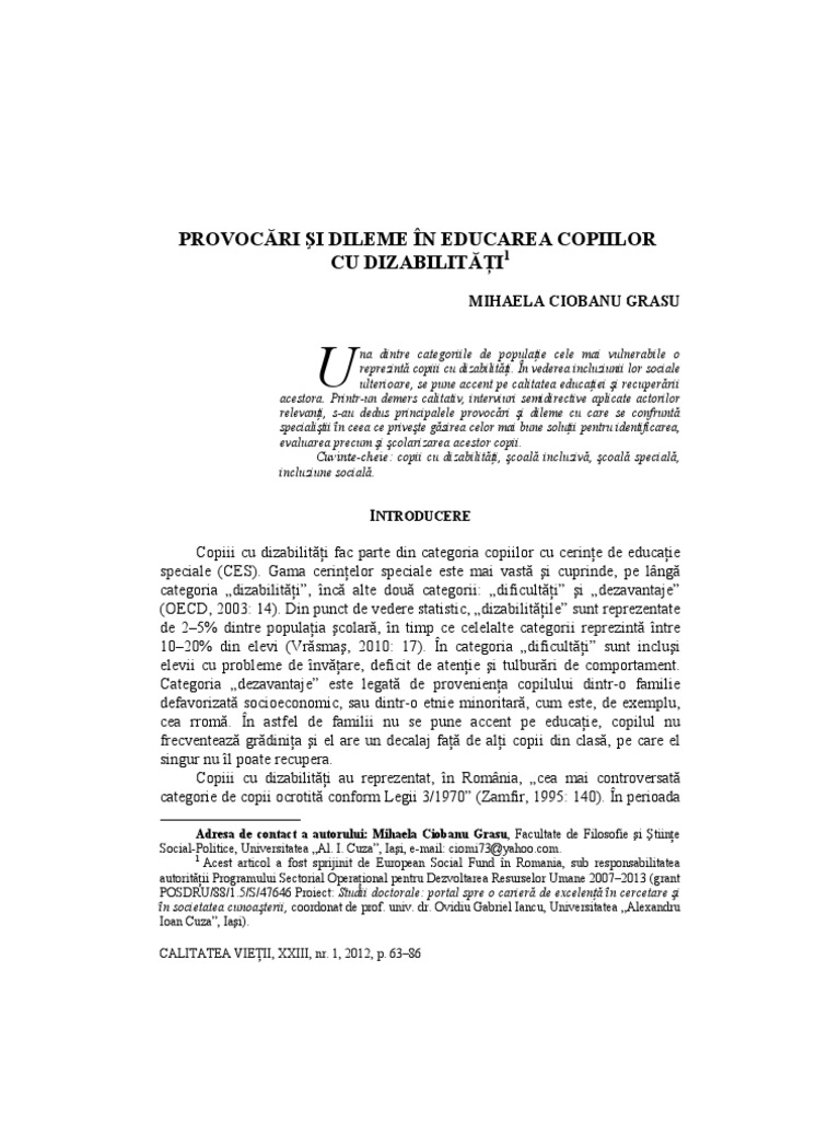 04 Copii Cu CES | PDF