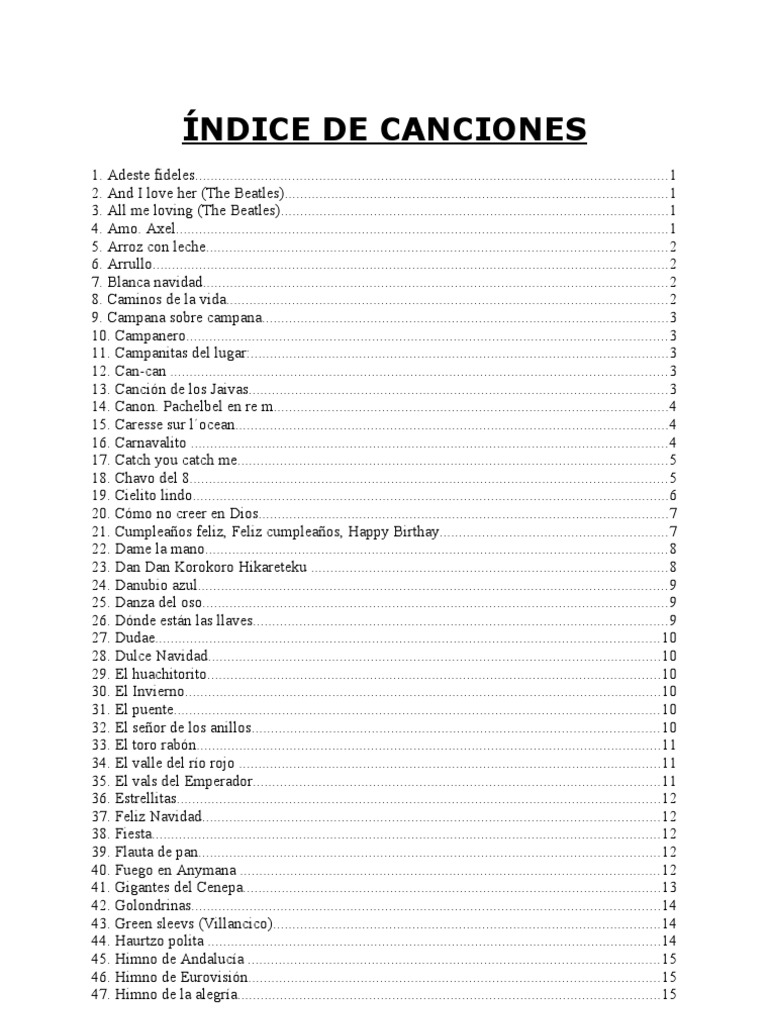 Canciones Flauta Dulce | PDF
