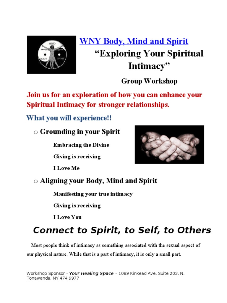 Spiritual Intimacy Workshop Guide | PDF | Self-Improvement | Wellness