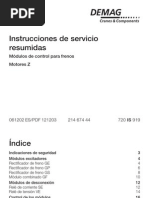 Manual Español Polipasto Demag P1050 | PDF