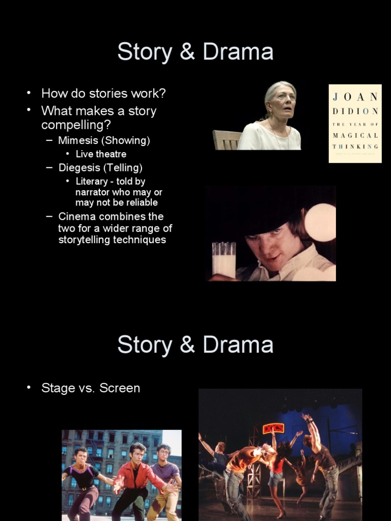 Story & Drama: - How Do Stories Work? - What Makes A Story Compelling ...