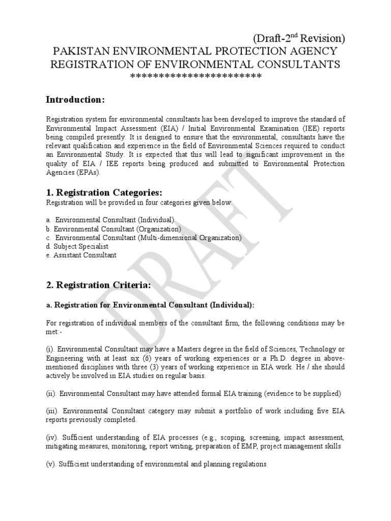 Final Registration Form-Final | PDF | Environmental Impact Assessment ...