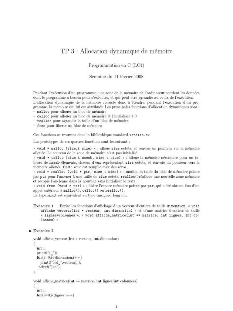Correction tp3 PDF | PDF | Matrice (Mathématiques) | Algèbre