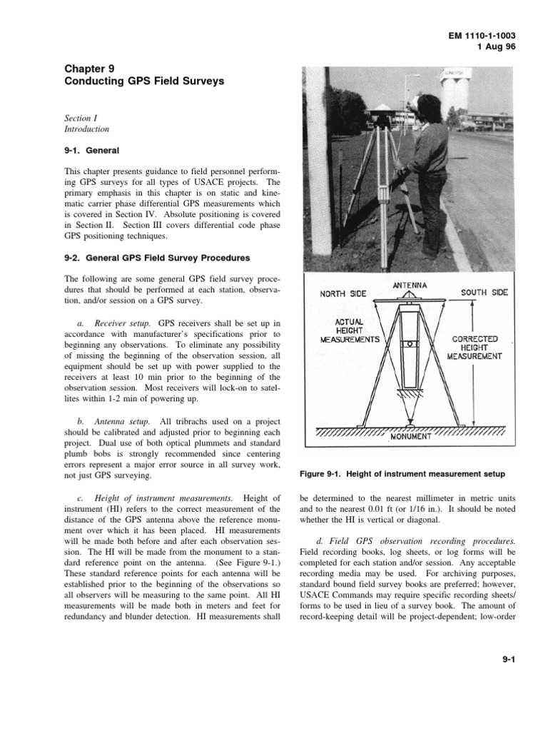 Conducting GPS Field Surveys.pdf | Surveying | Global Positioning System