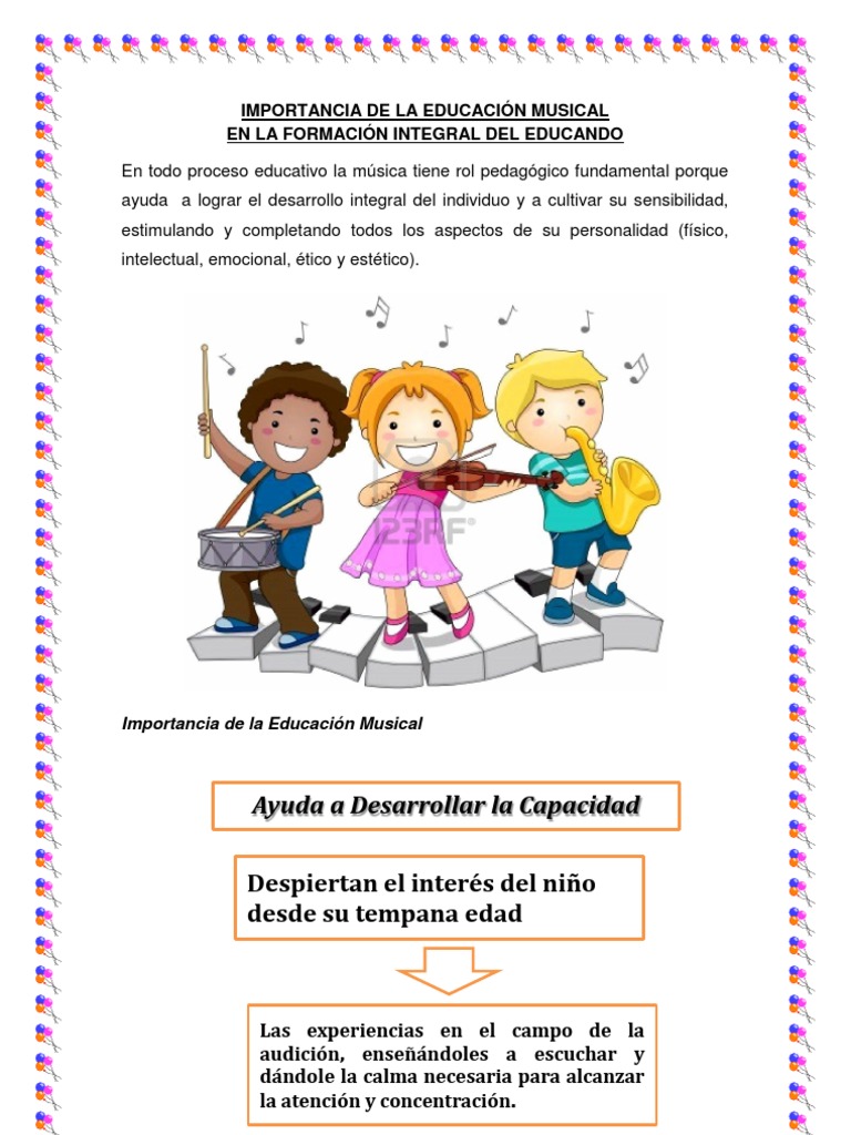 Importancia de La Educación Musical | PDF | Creatividad | Aprendizaje