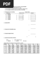 Payback Period Calculation Examples | PDF