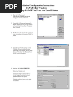 SAP Printing Setup & Troubleshooting Guide | PDF | Computer Network | Printer (Computing)