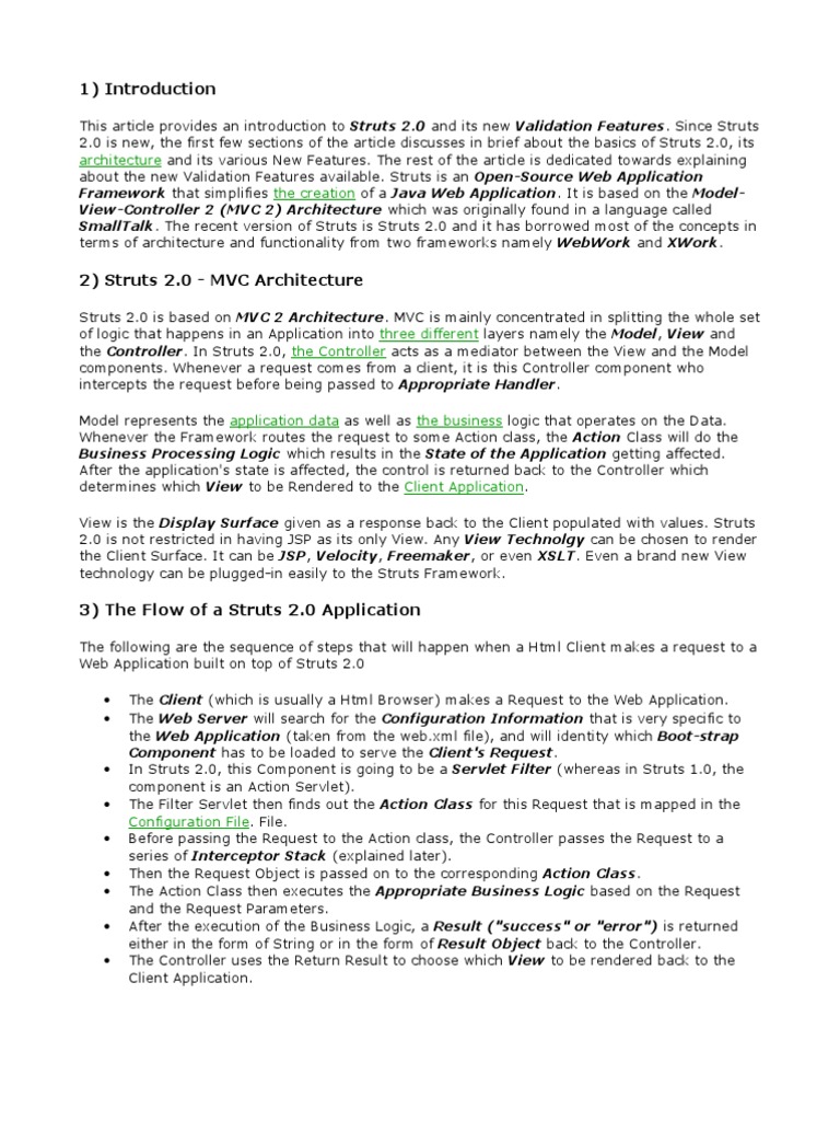 1) Introduction: Architecture The Creation | PDF | Model–View–Controller | Java Servlet