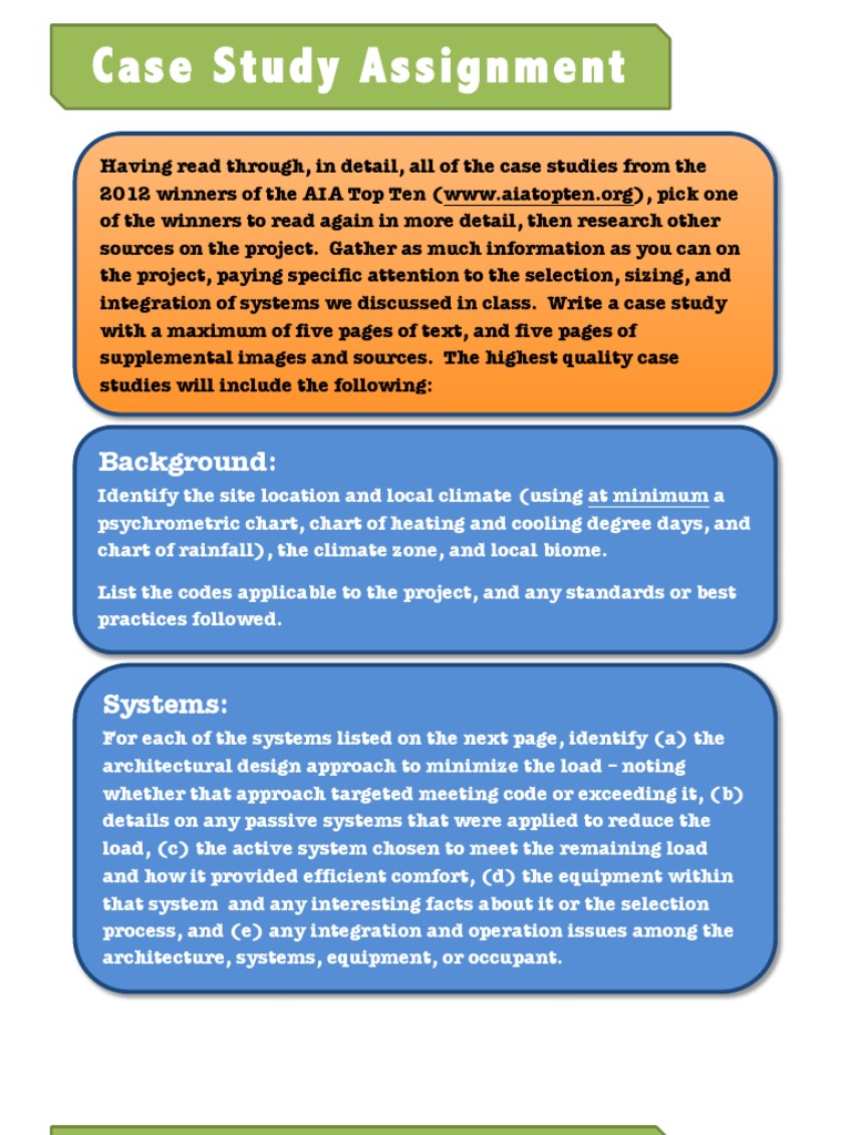 Case Study Assignment | PDF | Hvac | Case Study