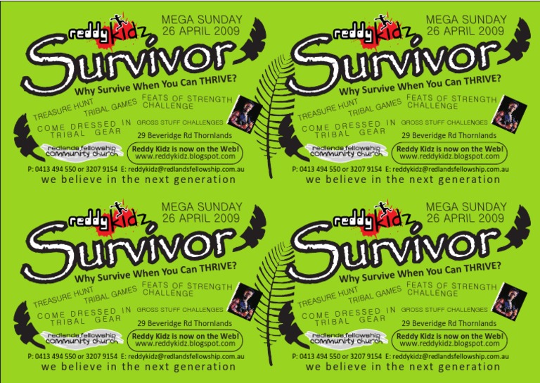 Survivor Flyer | PDF