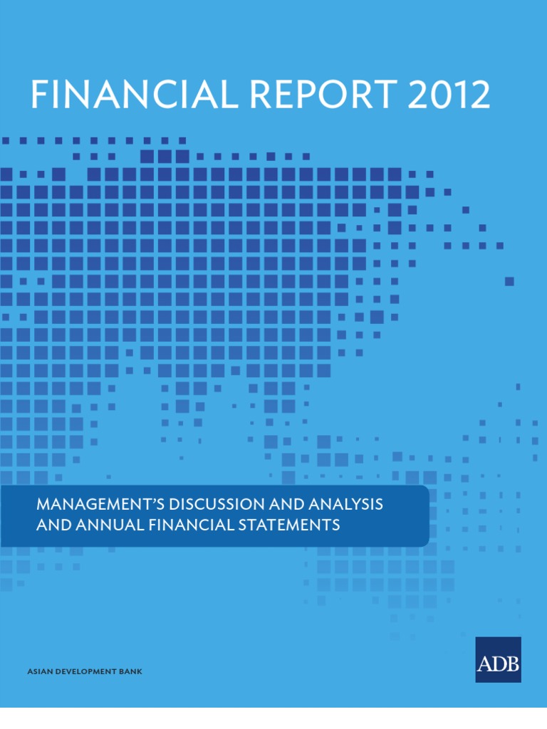 ADB Annual Report 2012 - Financial Report | PDF | Market Liquidity ...