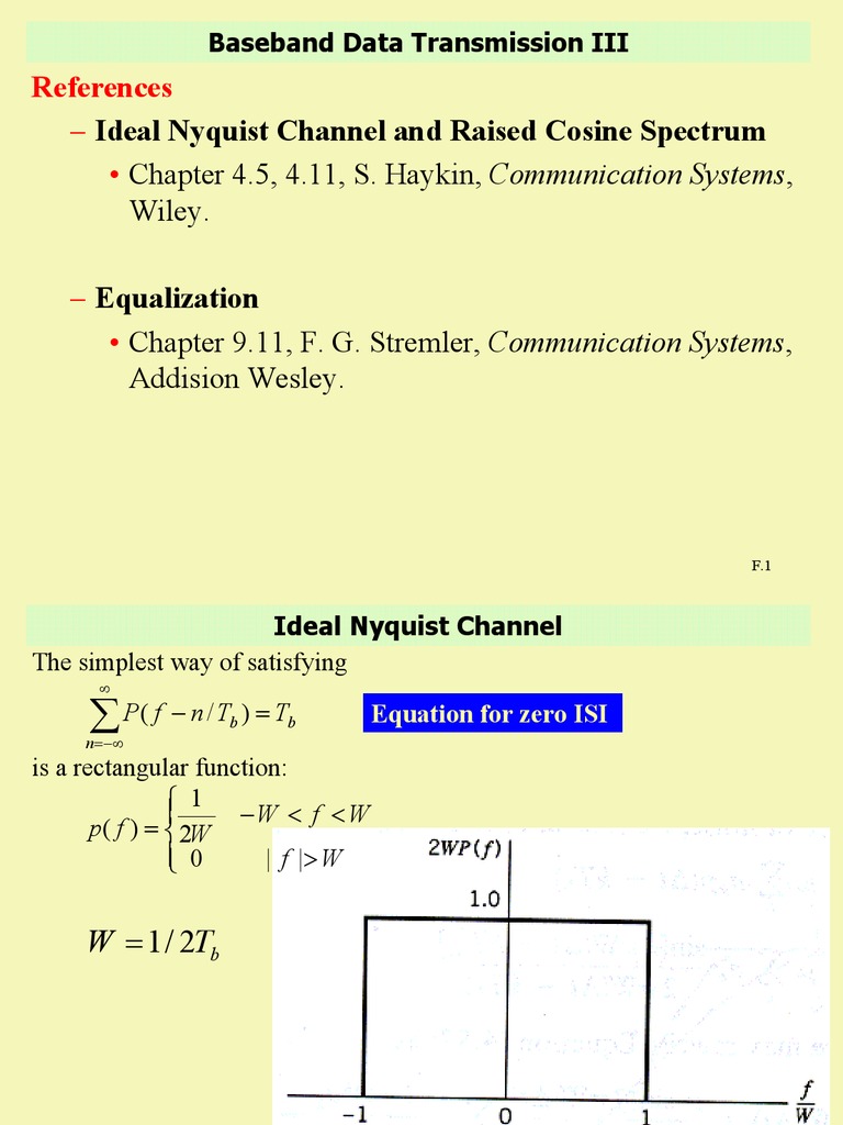 Eye Pattern and Equalization | PDF | Bandwidth (Signal Processing ...