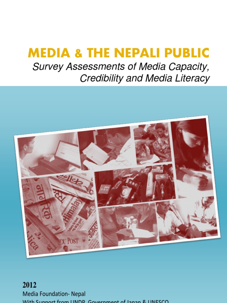 Media and The Nepali Public 2012 | PDF | Survey Methodology | Newspapers