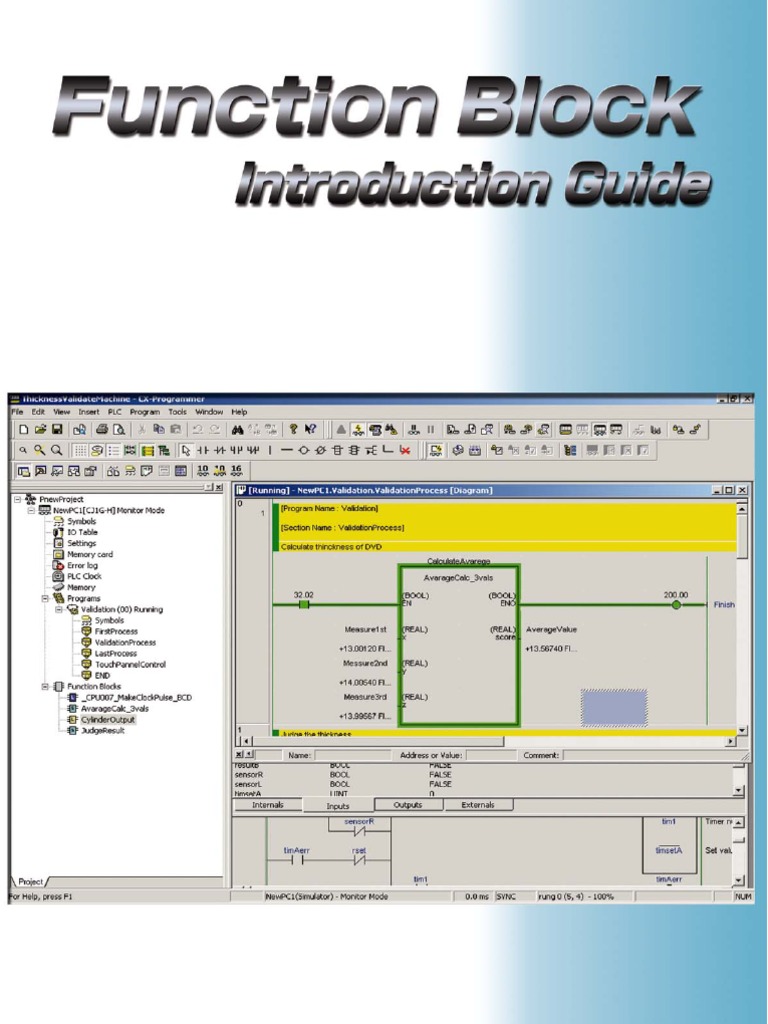 OMRON Function Block Introduction Guide R121 E1 01 | PDF | Programmable Logic Controller | Icon ...