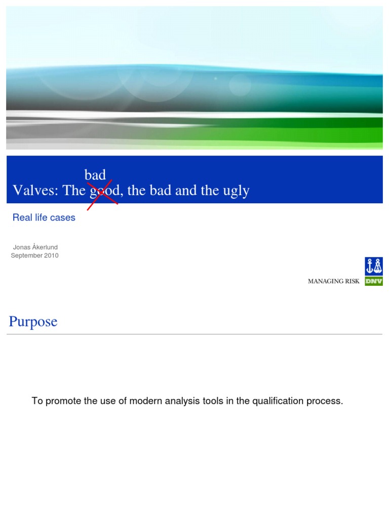 4 Valves - The Good The Bad and The Ugly Rev 2 | PDF | Valve ...