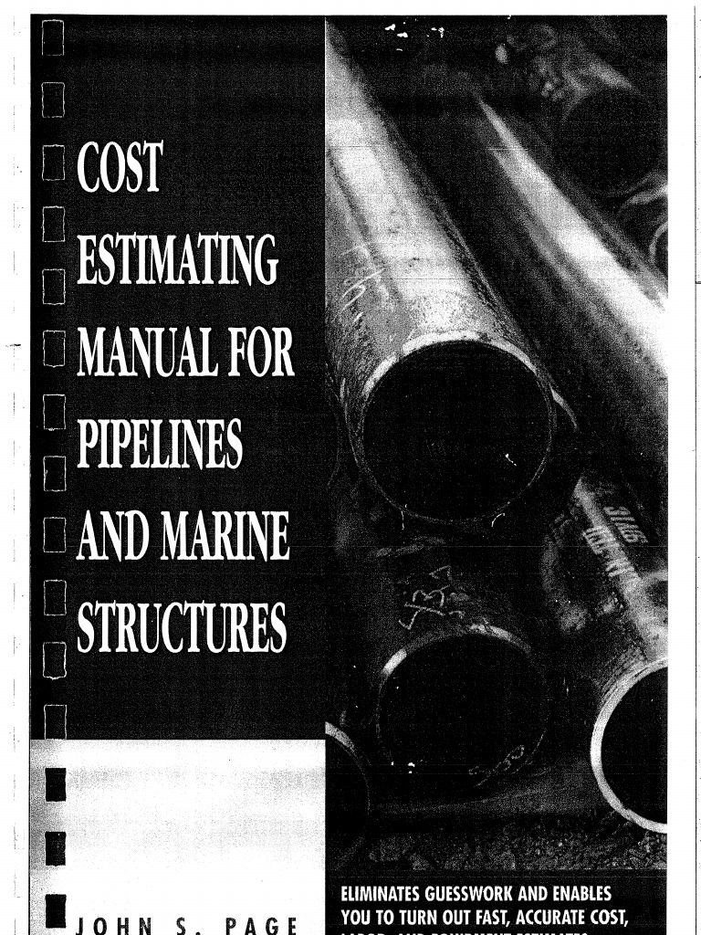 Cost Estimating Manual For Pipelines and Marine Structures | PDF ...