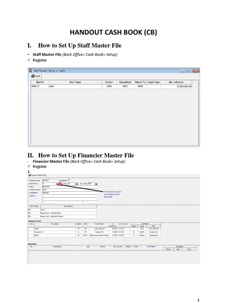 Handout Cash Book | PDF | Bookkeeping | Debits And Credits