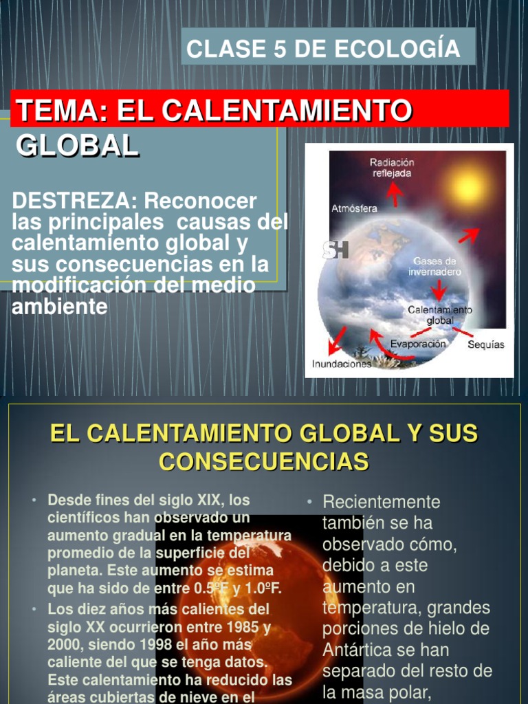 El Calentamiento Global | PDF | Efectos del calentamiento global ...