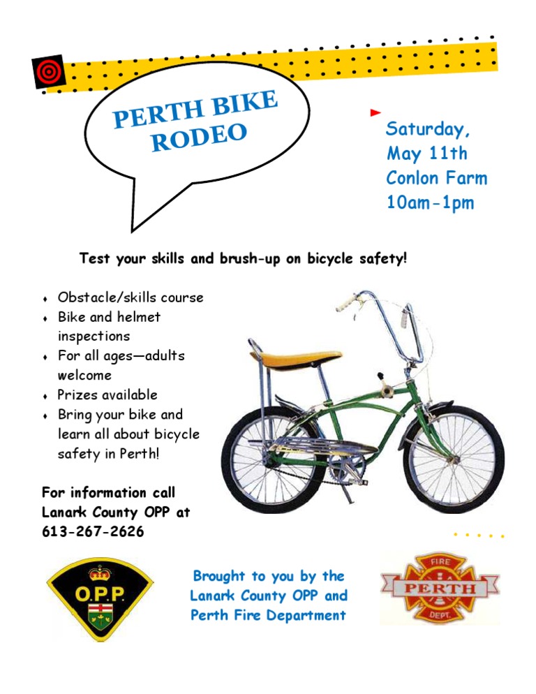 Perth Bike Rodeo: Safety Skills Event | PDF