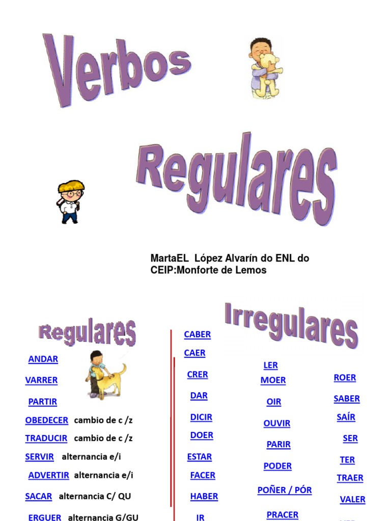 Todos Os Verbos Irregulares e Especiais | PDF | Verbo | Morfología