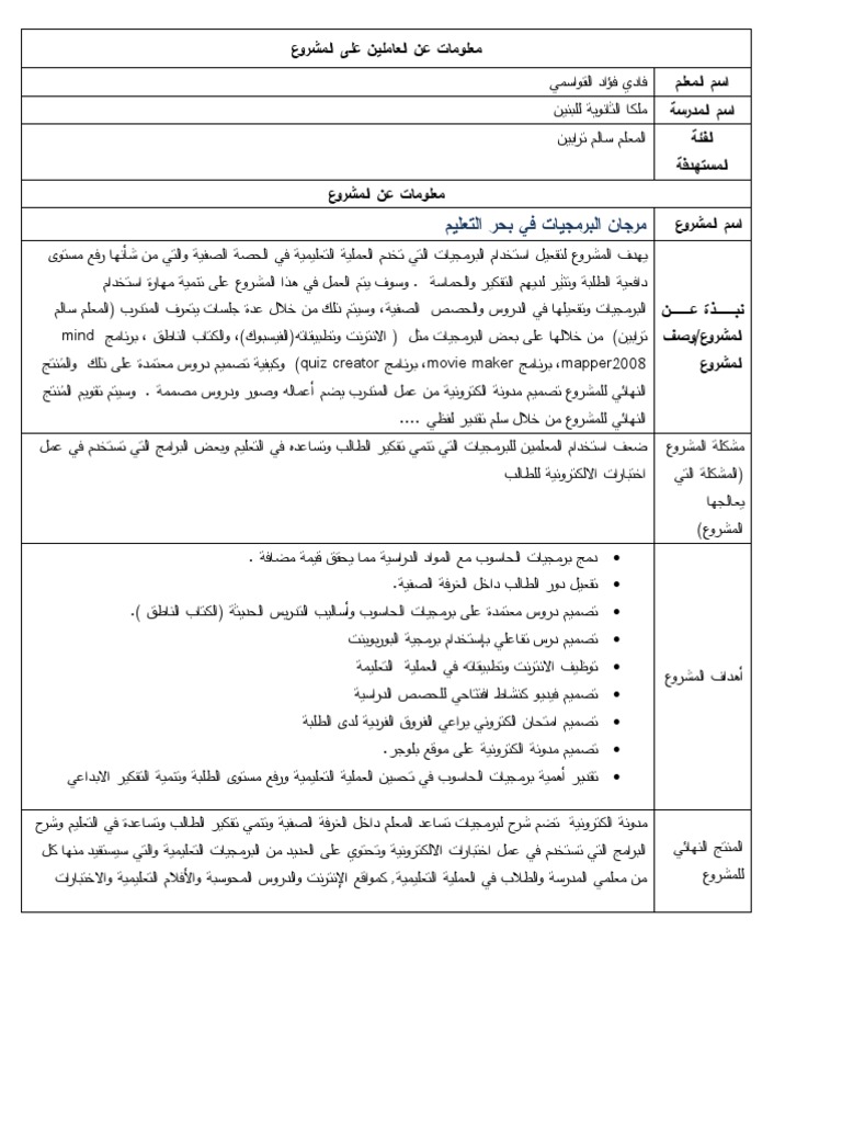 Project Plan B1 Pdf
