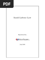 Saudi Labour Law (English) | PDF | Employment | Labour Economics