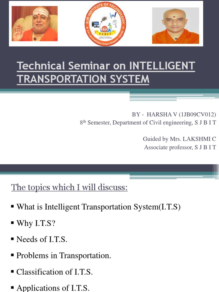 Intelligent Transportation System | PDF | Traffic | Toll Road