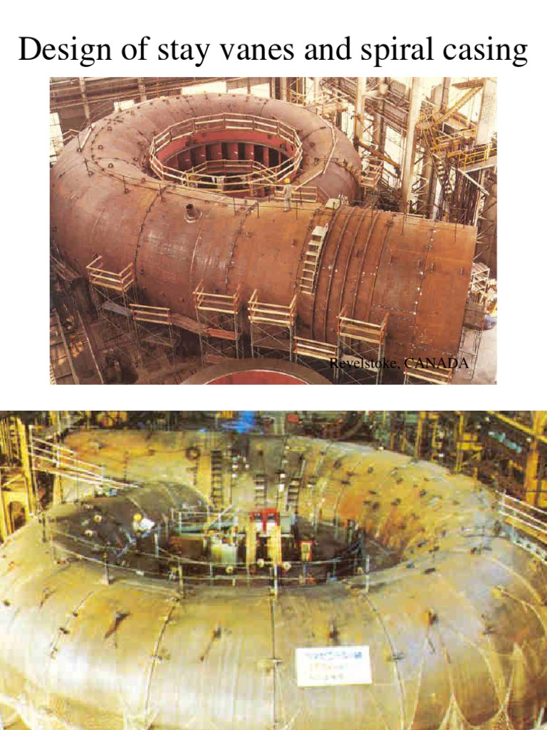 Design of Stay Vanes and Spiral Casing | PDF | Gas Technologies ...