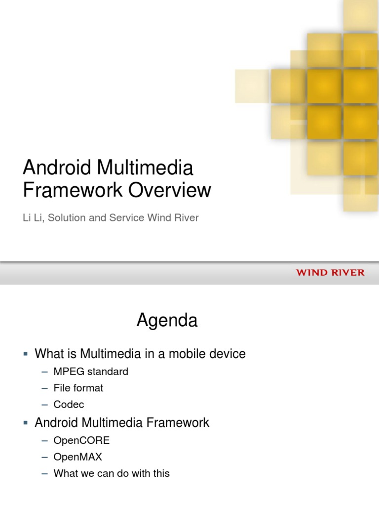 Android Multimedia Framework Overview | PDF