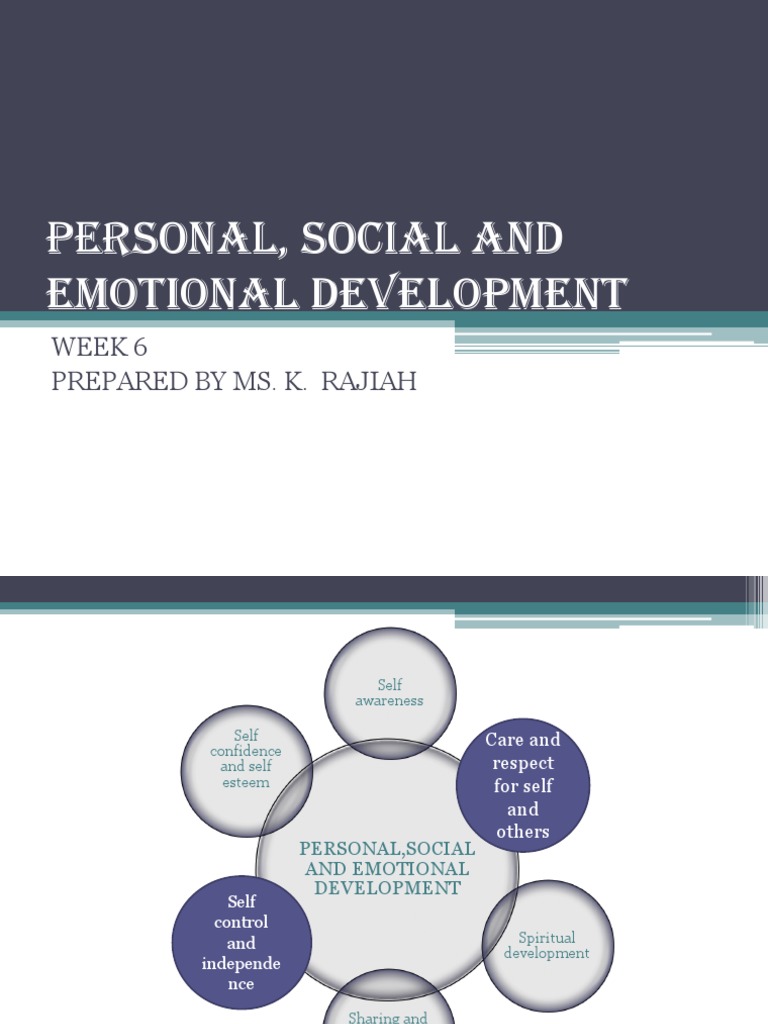 Personal, Social and Emotional Development | PDF