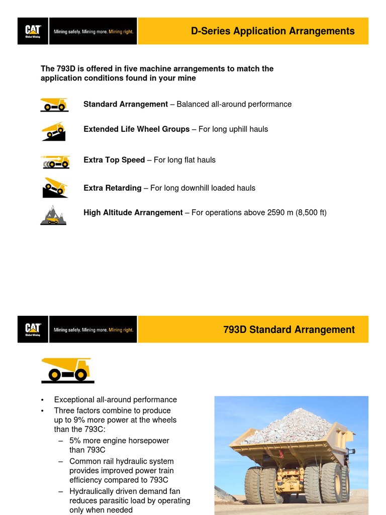 793D Extended Life Vs STD | PDF | Wheel | Axle