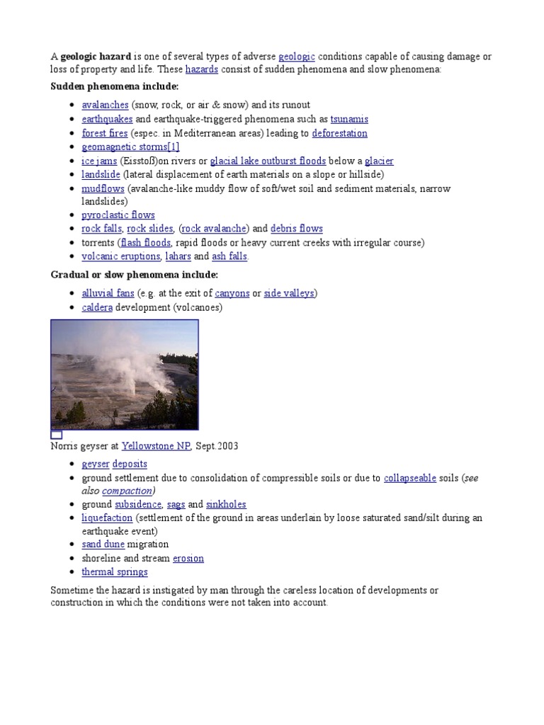Geological Hazard | PDF | Earthquakes | Plate Tectonics