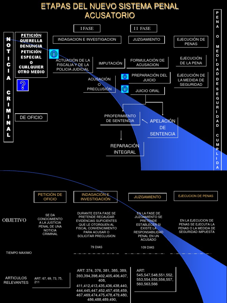 Flujograma Del Nuevo Sistema Penal | PDF | Evidencia (ley) | Policía