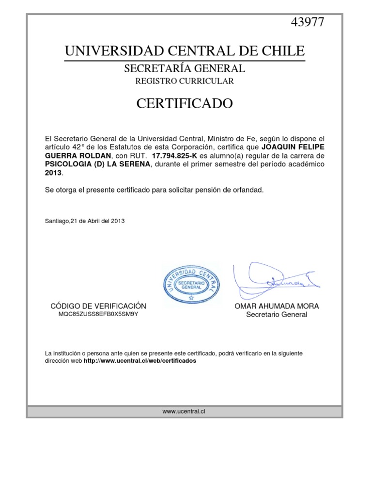 Certificado PDF | PDF
