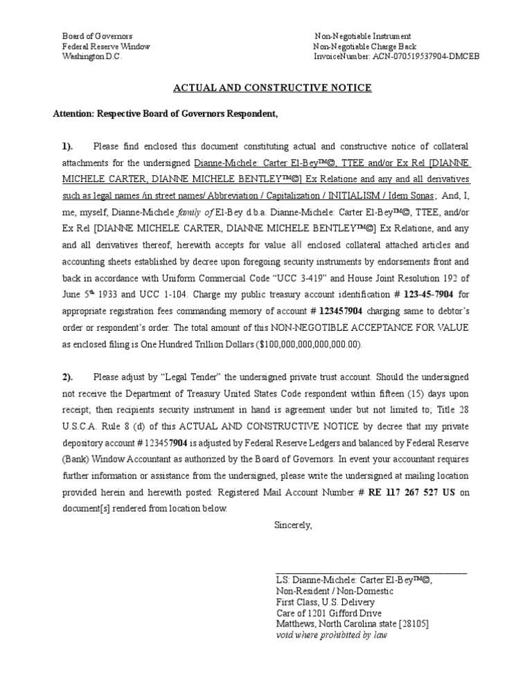 4 Actual and Constructive Notice | Download Free PDF | Uniform ...