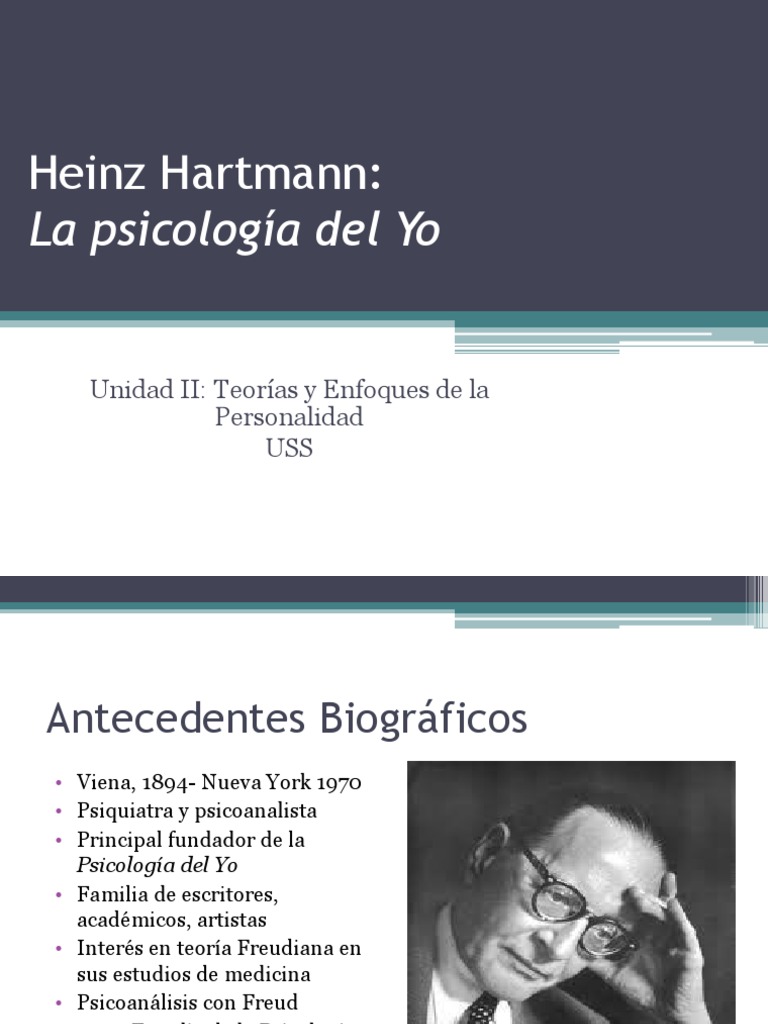 Clase 5 Heinz Hartmann | PDF