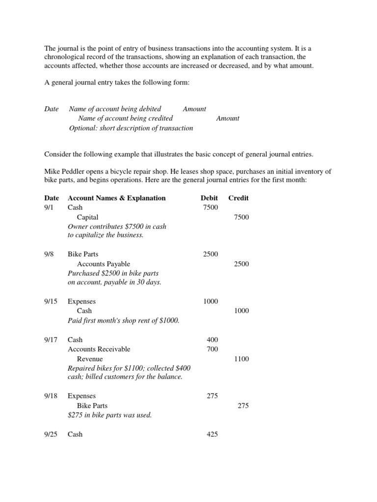 Accounting Journal Entry | PDF | Corporate Jargon | Debits And Credits