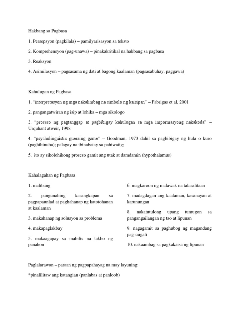 Fil2 Reviewer | PDF