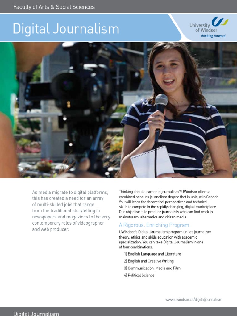 Digital Journalism: A Rigorous, Enriching Program | PDF | English ...
