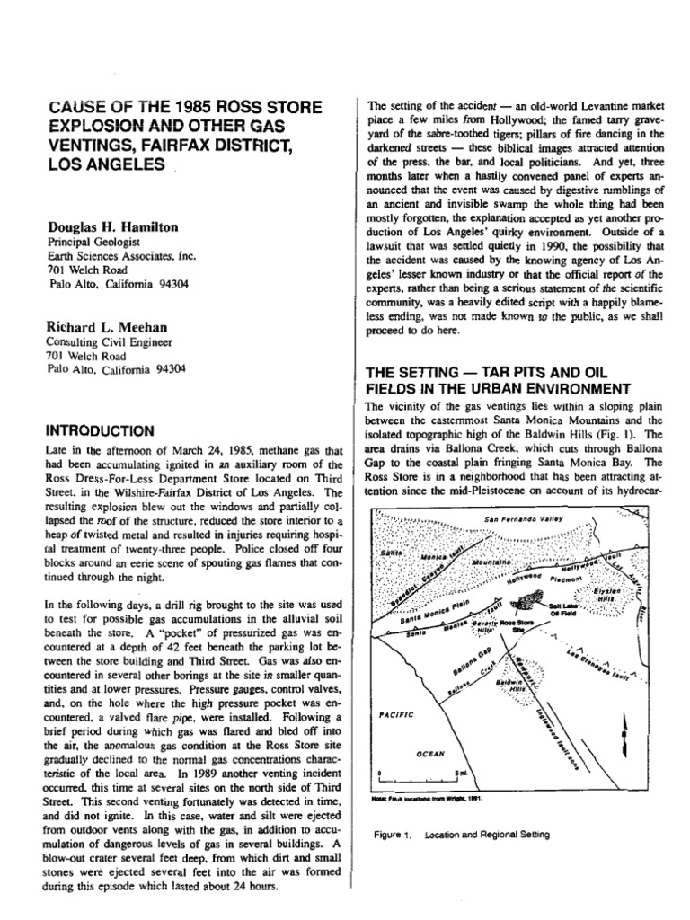Ross Dress For Less Explosion Investigation Los Angeles California 1985 ...