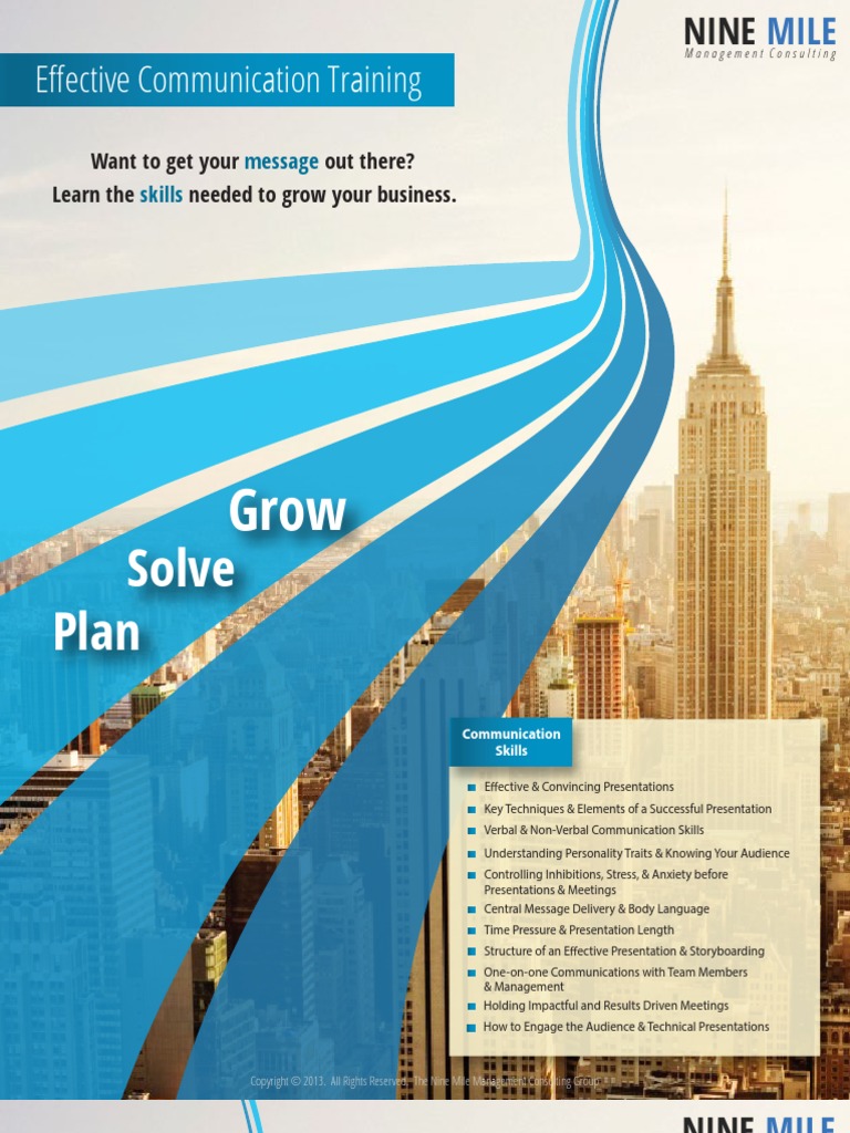 Effective Communication Training Course | PDF | Nonverbal Communication ...