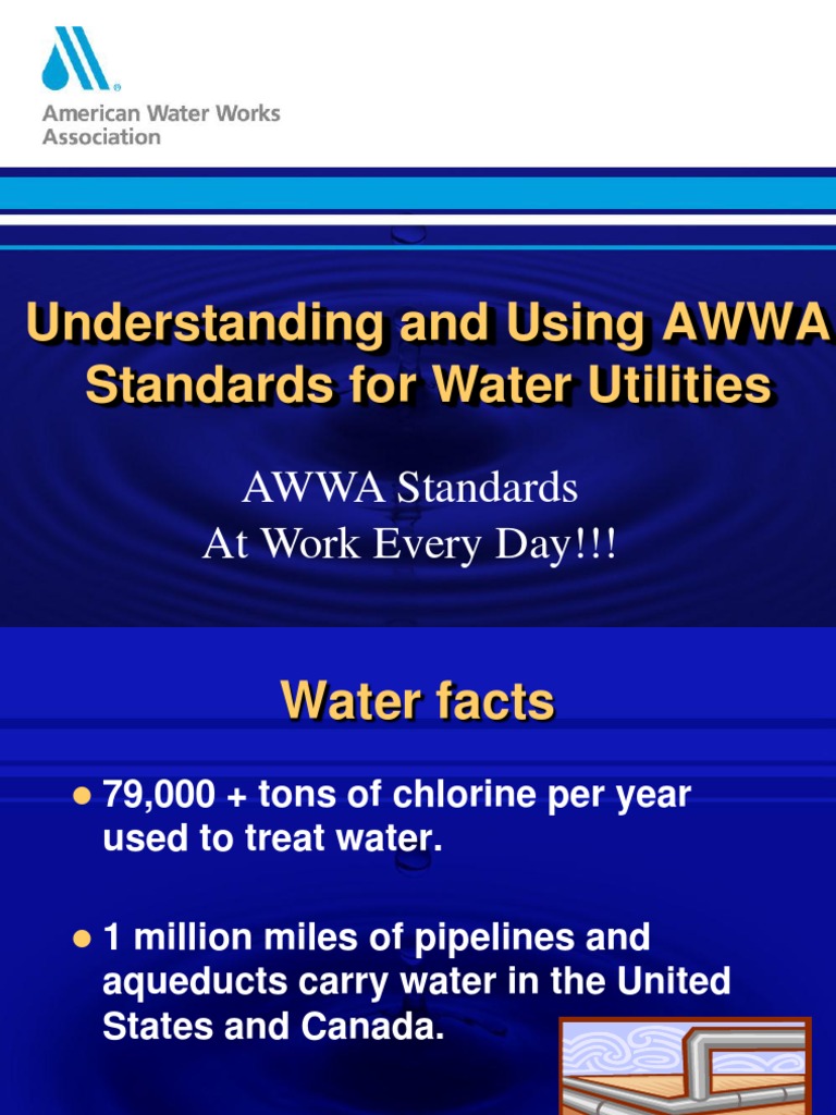 AWWA Standards Presentation Branded | PDF | Specification (Technical ...