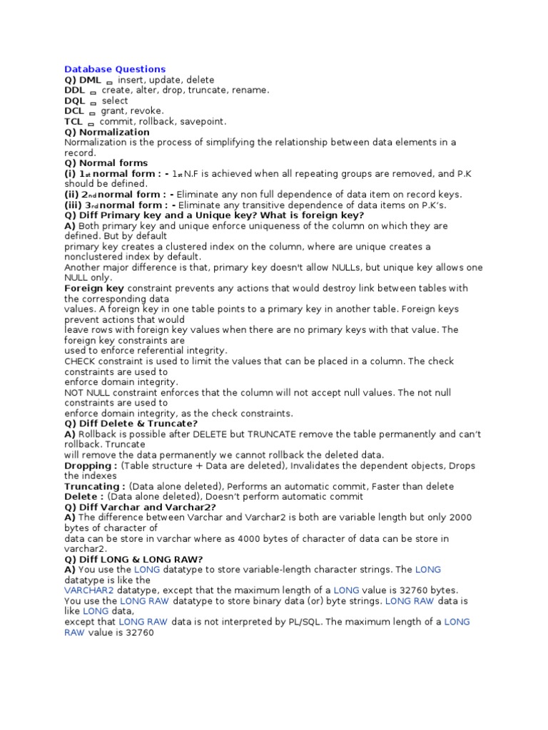 Sql Queries Pdf Database Index Table Database