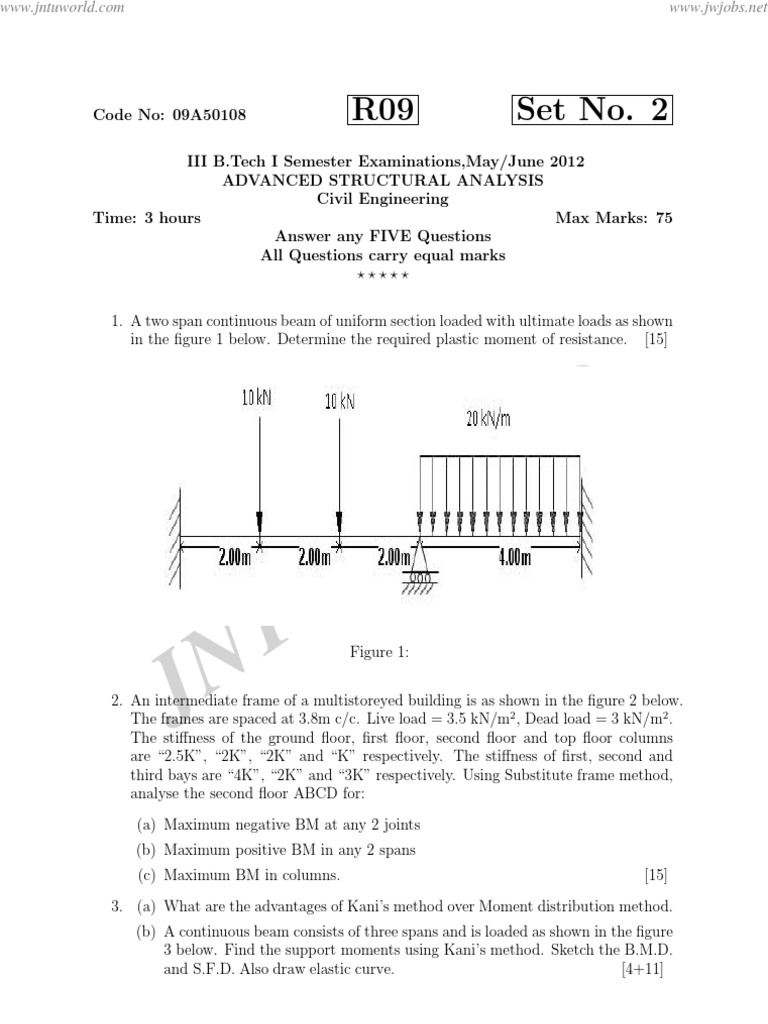 Advanced Structural Analysis | PDF | Structural Analysis | Structural Steel