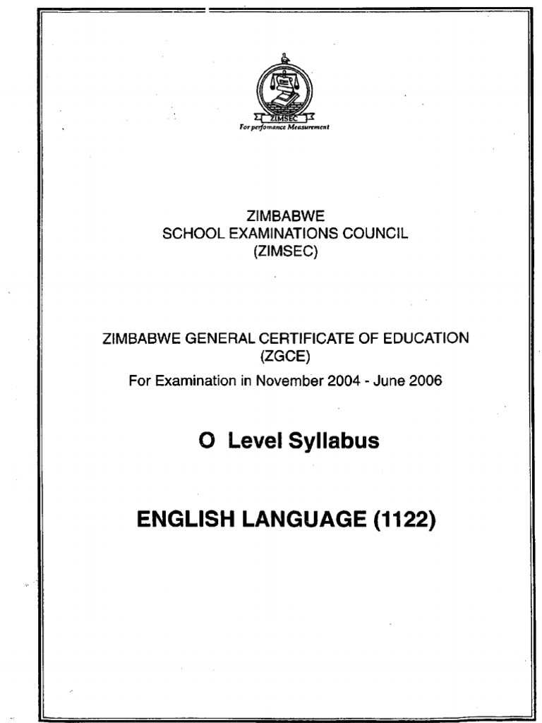 English Language (1122) | PDF | Reading Comprehension | Languages